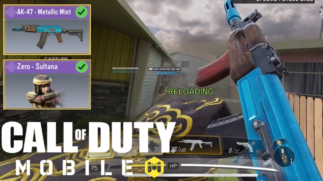 *NEW* Crescent Moon Crate | Zero "Sultana" & AK-47 "Metallic Mist" Unlocked! + Gameplay | COD ...