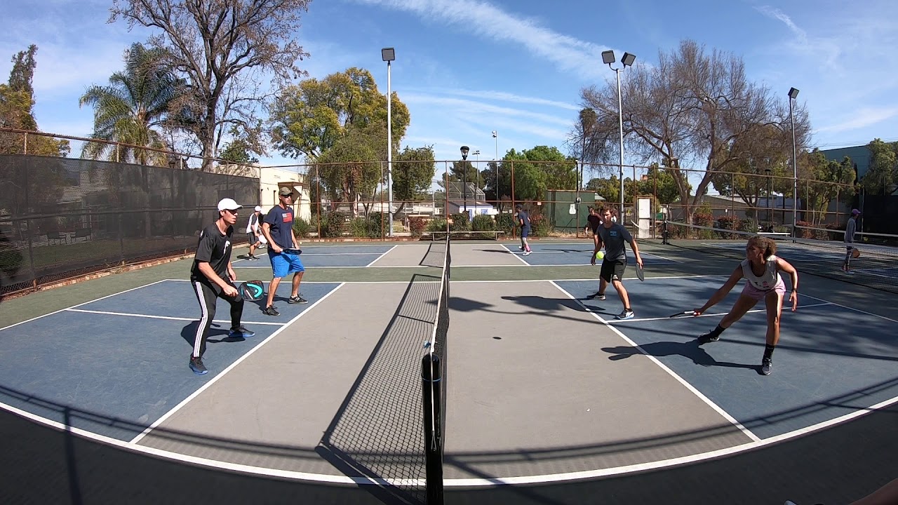Crazy High level Pickleball 5.0+ Jessie Irvine Rob Cassidy Erik Lange ...