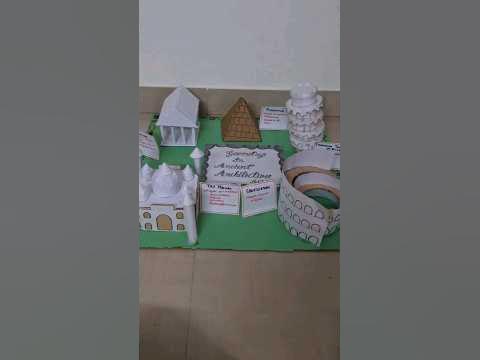 Geometry in ancient Monuments | School project | Easy Model making ...