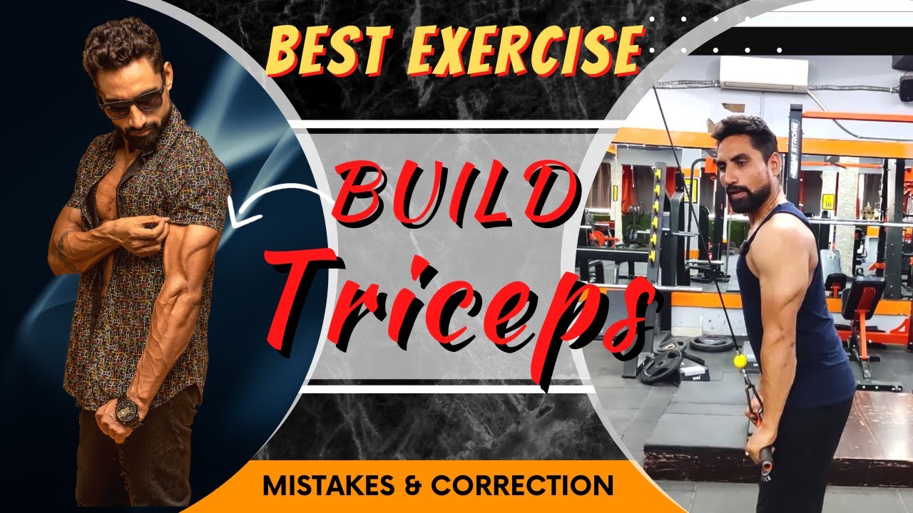 How to Do Triceps Push Downs | Best Exercise for Triceps - YouTube