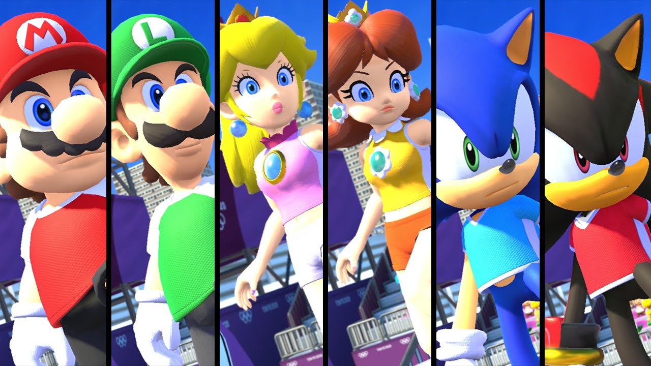 Mario & Sonic at the Olympic Games Tokyo 2020 - Skateboarding (All ...