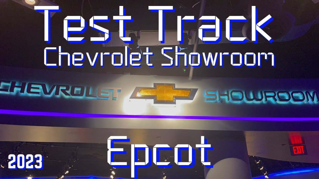Chevrolet Showroom walkthrough tour at Test Track in Epcot, Walt Disney ...