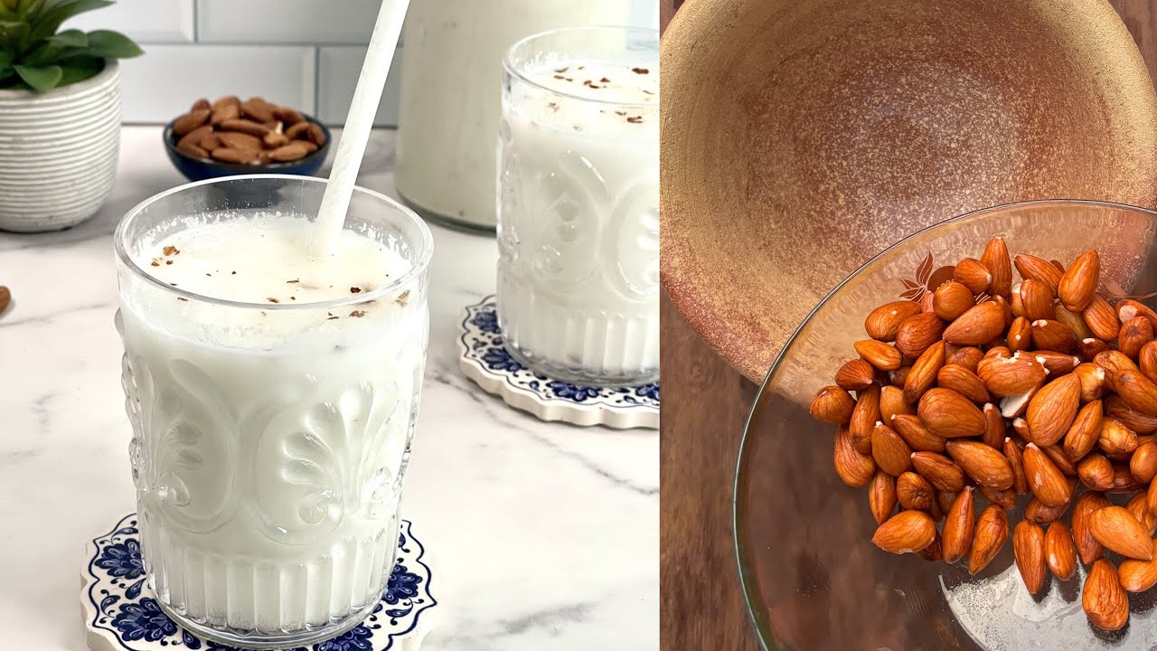 Badam Ka Sharbat Recipe | Healthy Almond Drink | Summer Speciel Thanda ...