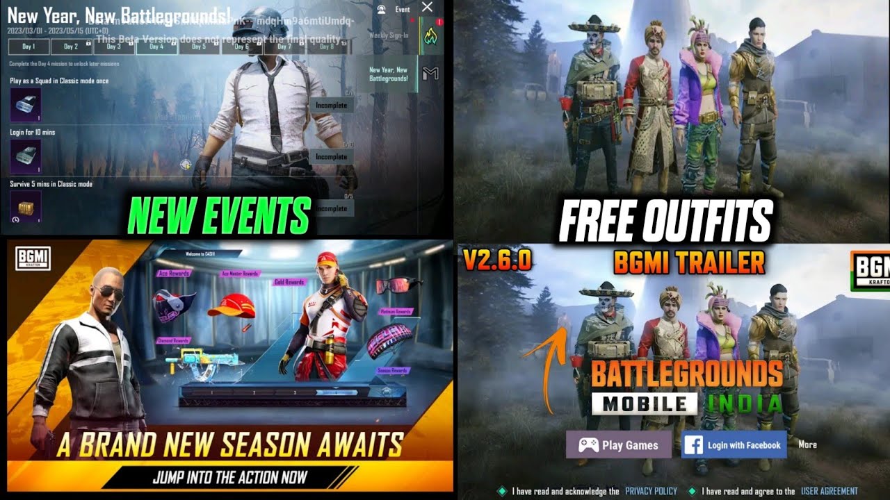 BGMI NEW LOGIN EVENT | INDIA OUTFIT |BGMI RP A1 | All REWARDS AND LEKAS ...