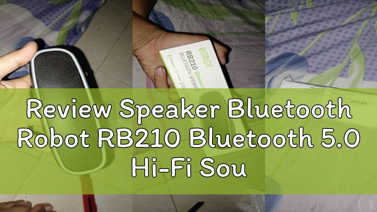 Review Speaker Bluetooth Robot RB210 Bluetooth 5.0 Hi-Fi Sound Portable ...