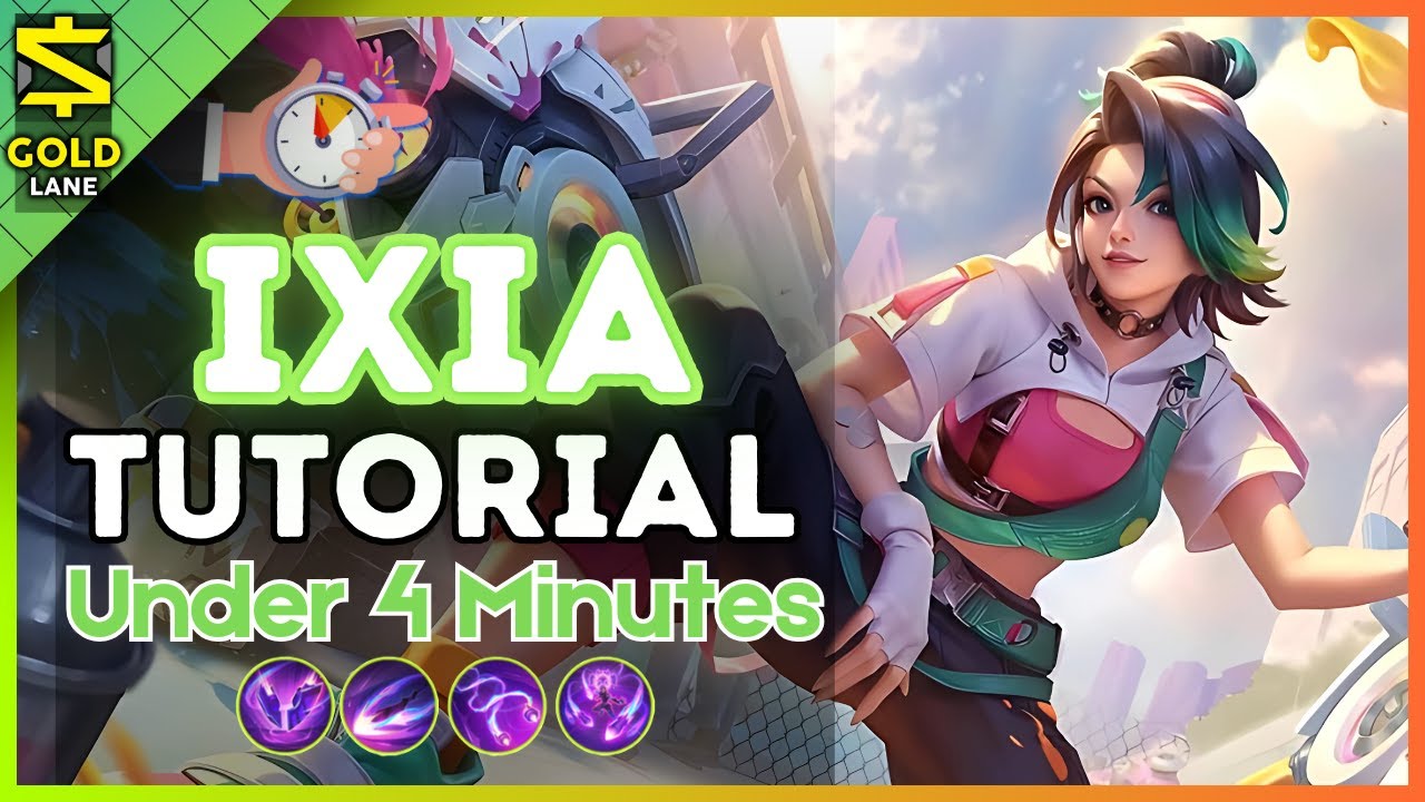 4-Minute Ixia Tutorial in the Gold Lane || (MLBB S35) 2025 - YouTube