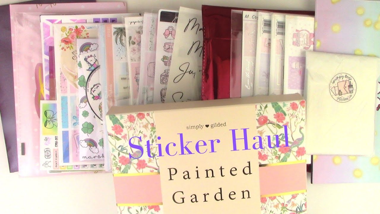Sticker Haul April 2020 - YouTube