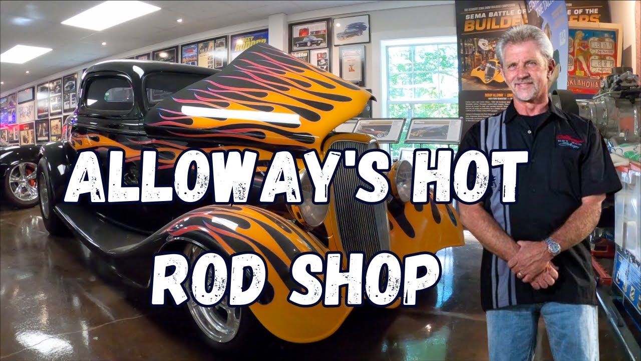 'THE KING OF BLACK' ALLOWAY'S HOT ROD SHOP - YouTube