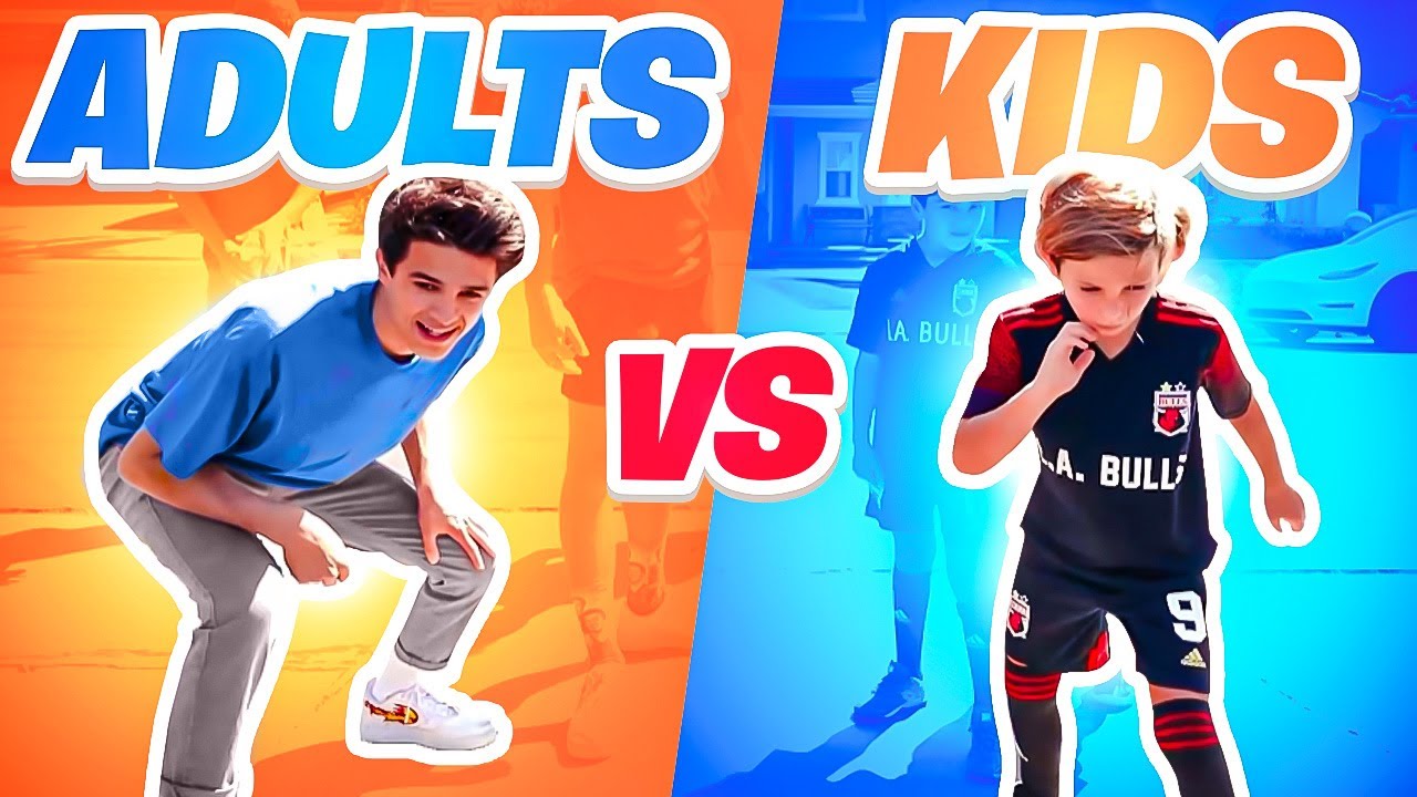 ADULTS vs KIDS | Sports Challenge - YouTube