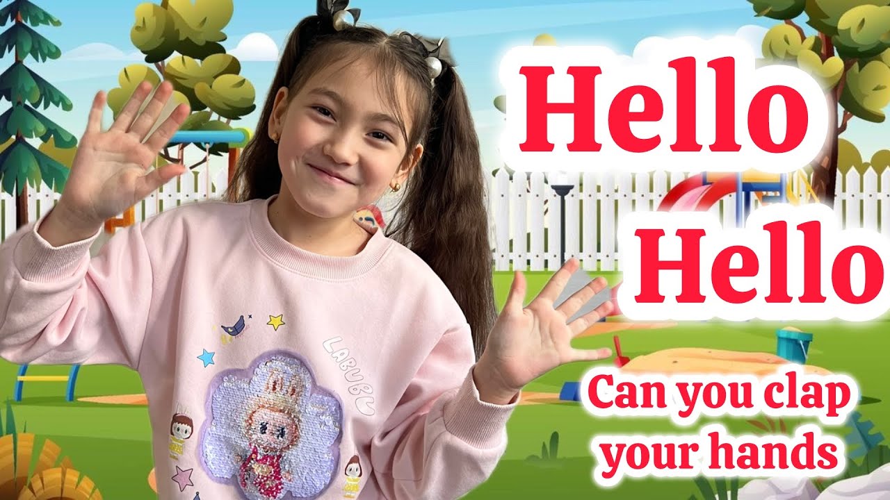 Hello hello | Can you clap your hands? | action song for kids 👶 - YouTube
