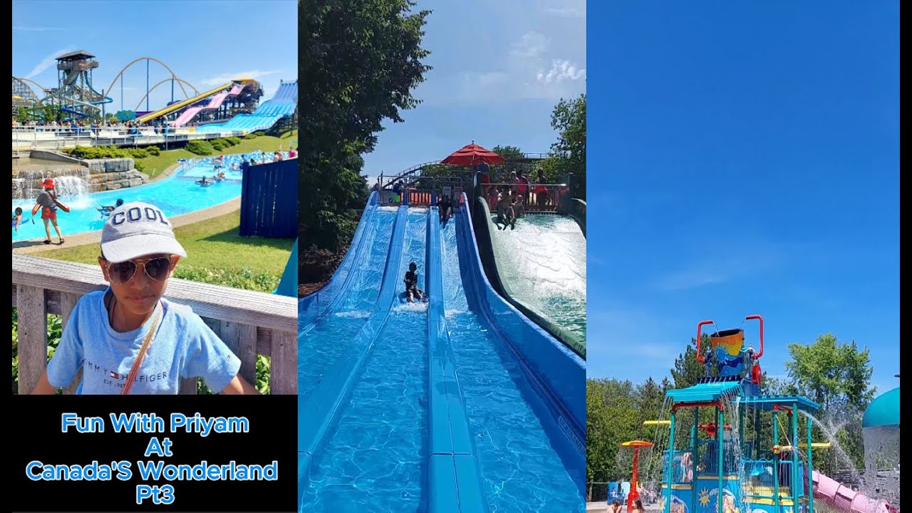 Canada's Wonderland Water Park Splash Pads(The Biggest Outdoor WATER ...