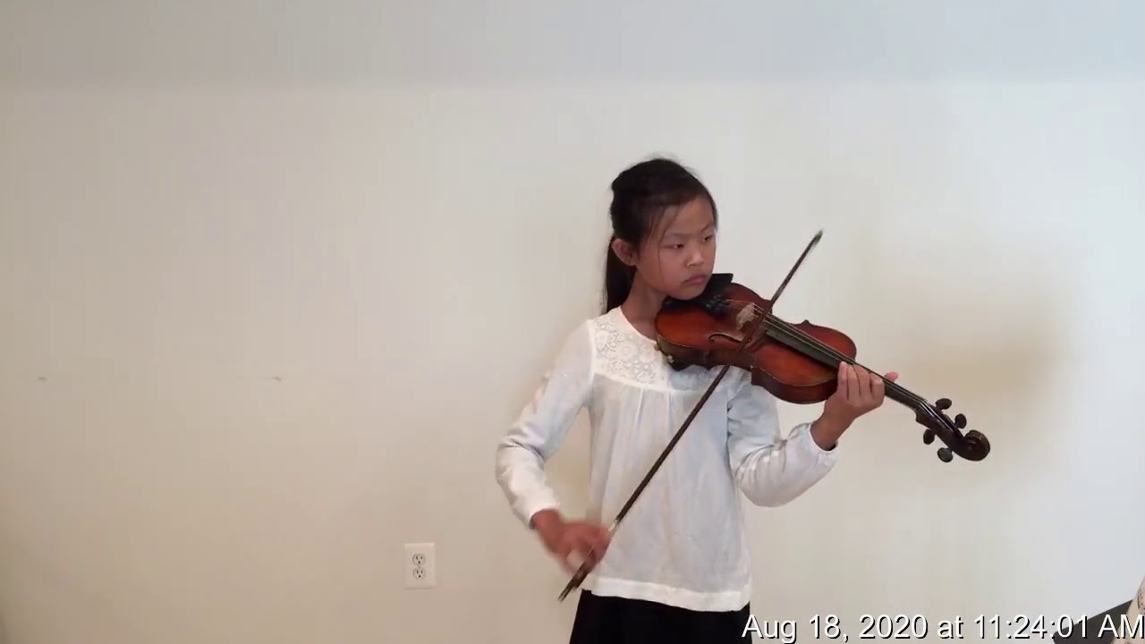 Alice Zhao Auditions for PVYO Preparatory Orchestra - YouTube