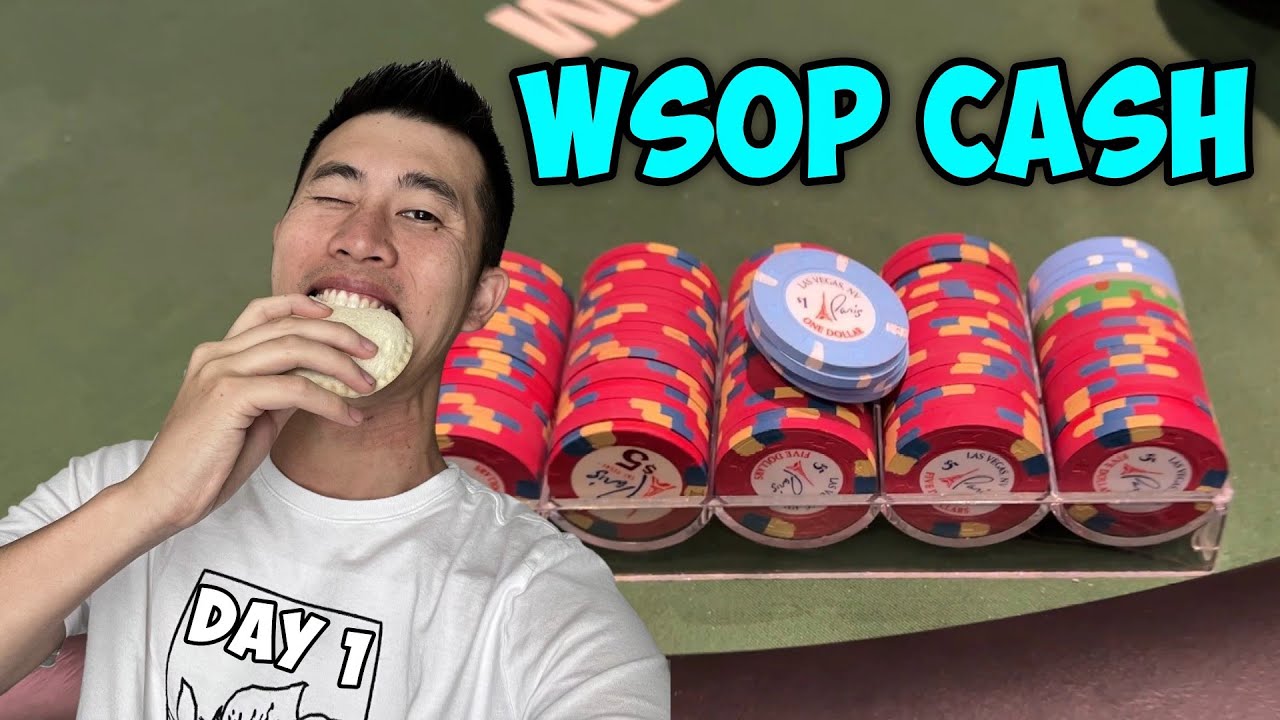 I took everyone's lunch money | WSOP Day 1 - YouTube