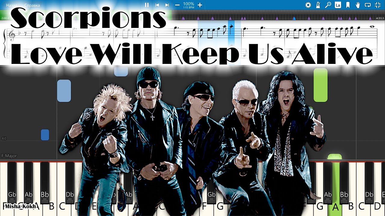 Scorpions - Love Will Keep Us Alive [Piano Tutorial | Sheets | MIDI ...