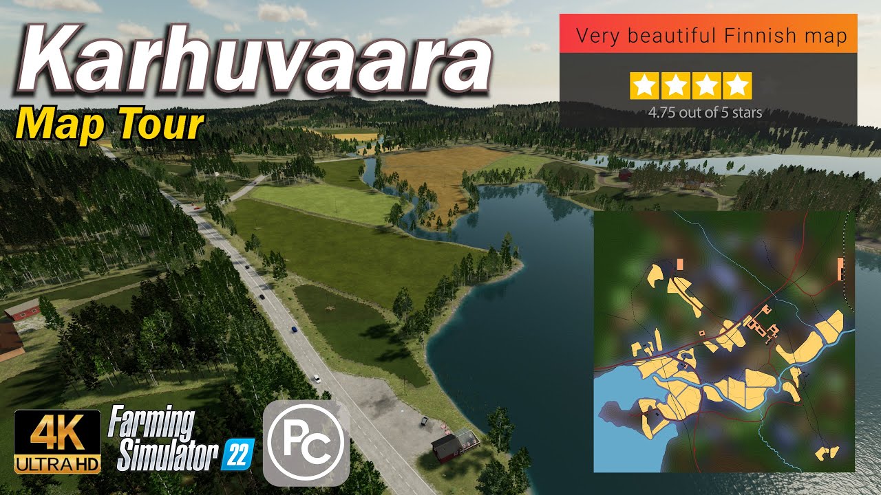 Karhuvaara | Map Tour | Farming Simulator 22 - YouTube