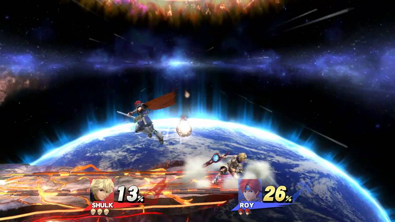 Super Smash Bros Wii U - Shulk (Loyd) vs Roy (Force) - YouTube