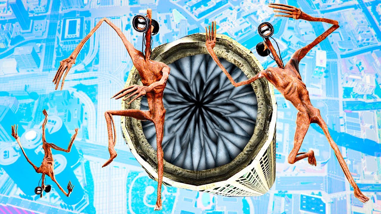 СИРЕНОГОЛОВЫЙ УПАЛ В МЕГА БЛЕНДЕР В БРИК РИГС! СМОЖЕТ ЛИ ОН ВЫЖИТЬ? SCP ...