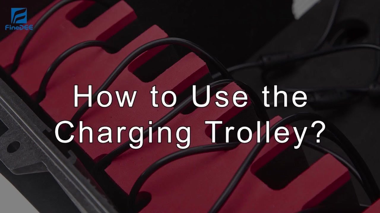 How to Use the Laptop Charging Trolley - YouTube