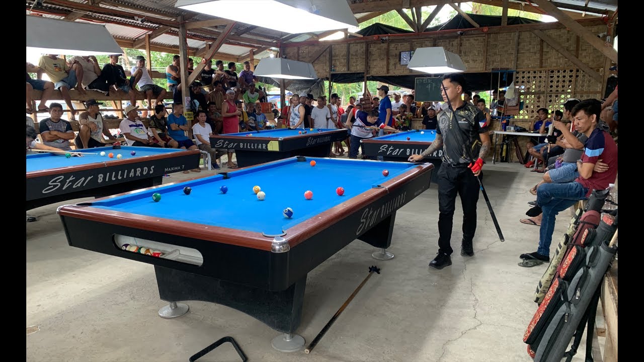Mark davao vs payat cebu fight for top 16 mati city billiard tournament ...