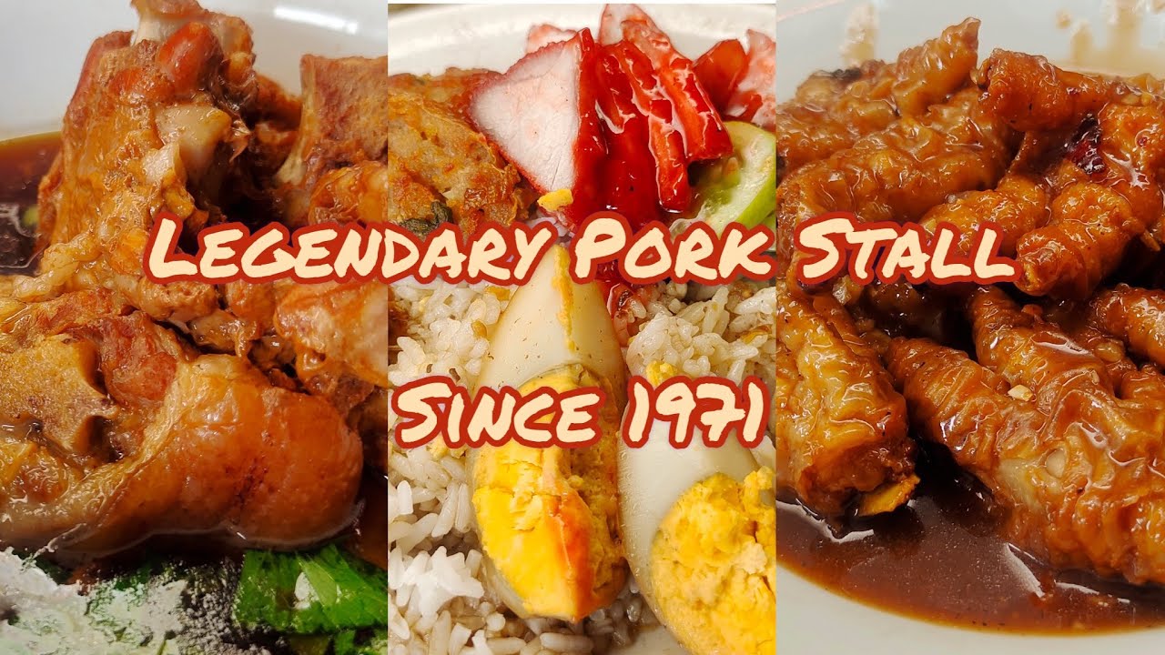 A hidden gem of 51 years old pork stall #88#nonhalal - YouTube