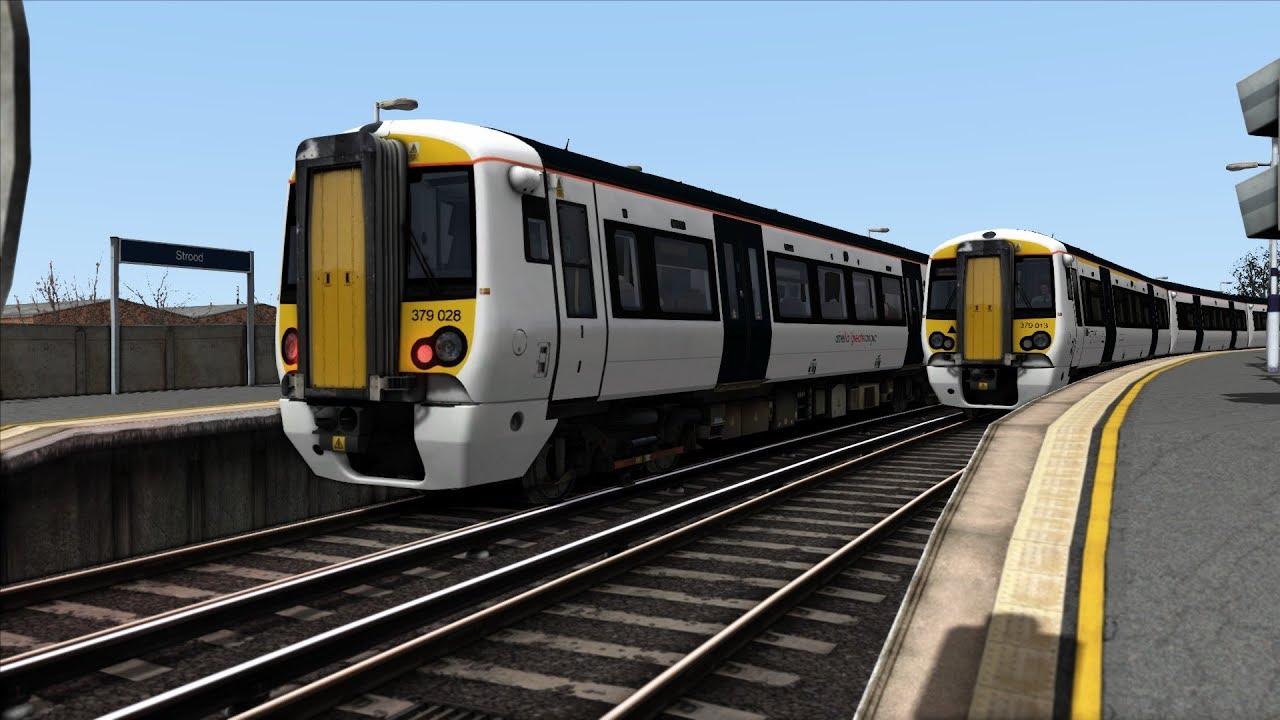 Driving a battery powered train! The Class 379 Electrostar - YouTube