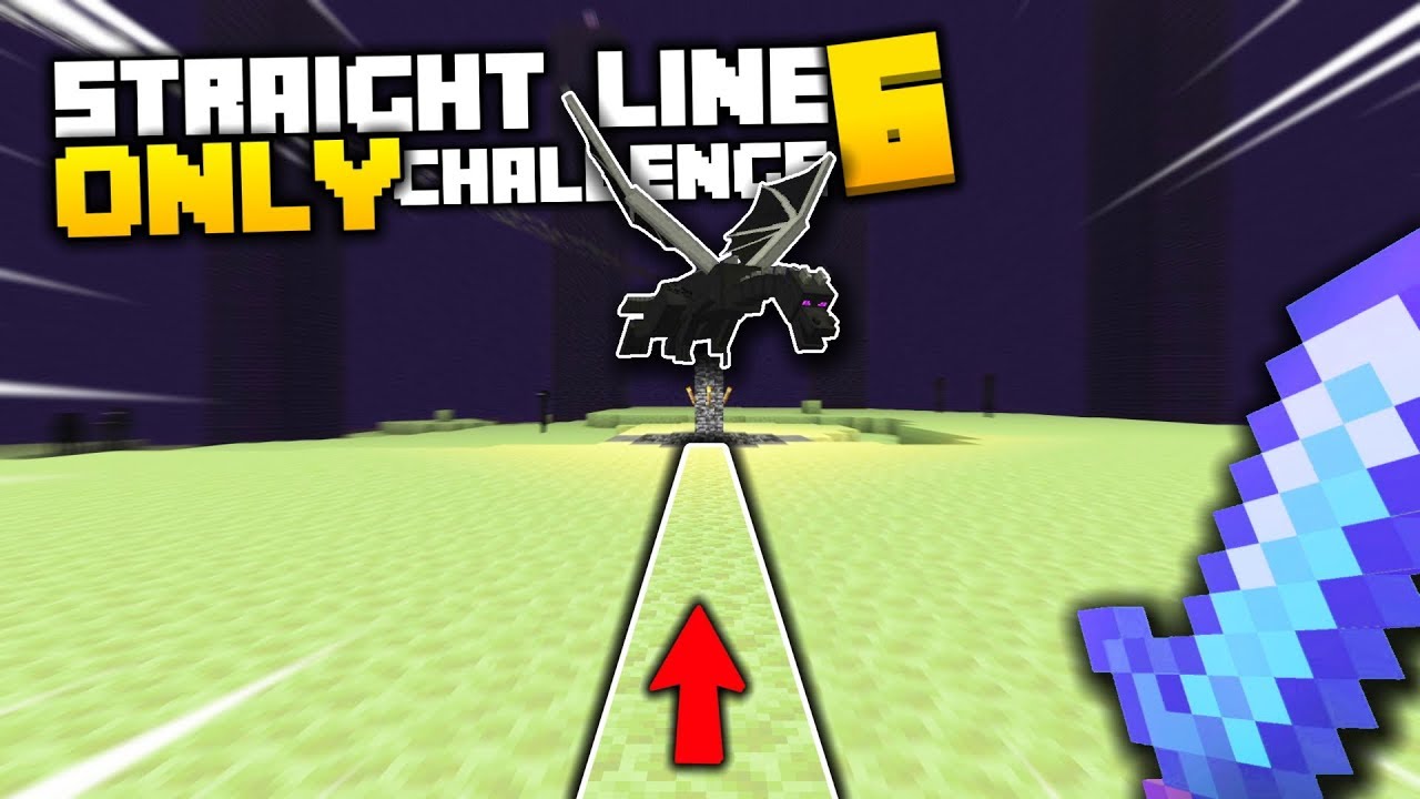 I Beat Minecraft by ONLY Walking in a Straight Line (FINALE) - YouTube