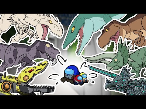 AMONG US VS DINOSAURS COMPLETE EDITION I AMONG US ANIMATION