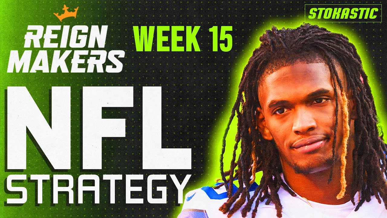 DraftKings NFL Reignmakers | Week 15 NFL DFS Picks & Predictions - YouTube