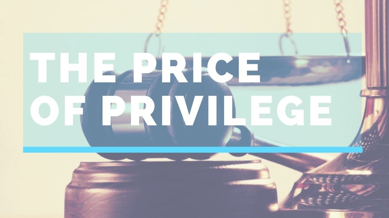 The Price of Privilege - YouTube