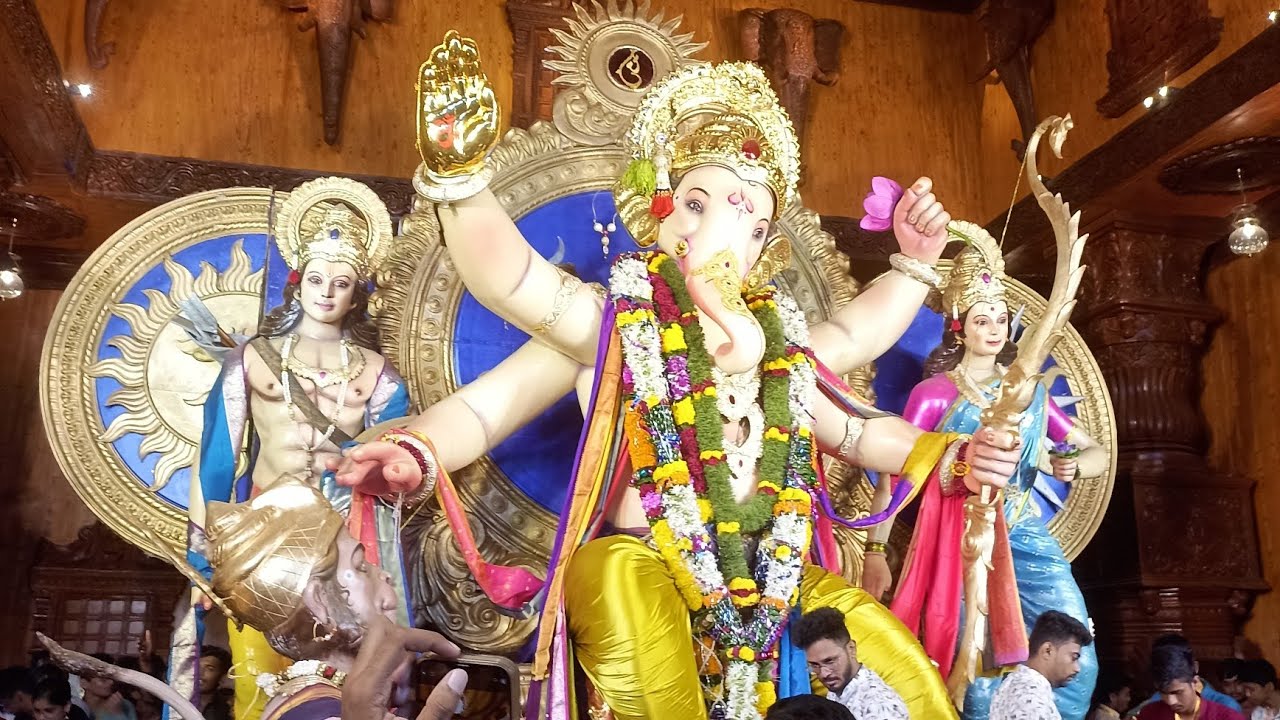 CHINTAMANI CHA RAJA FIRST LOOK |PAREL WORKSHOP 2023|LALBHAGRAJA GANPATI ...