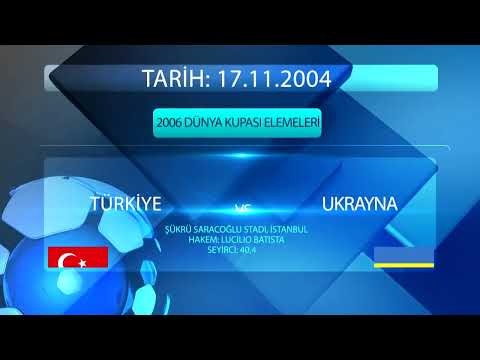 MILLI TAKIM 2006 DUNYA KUPASI ELEME MACLARI 🇹🇷