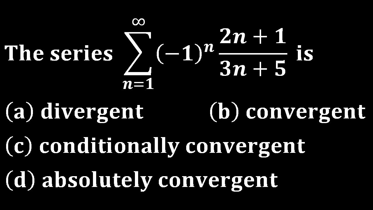 KSET Expert Share Real Analysis Tip to check the convergence of series ...