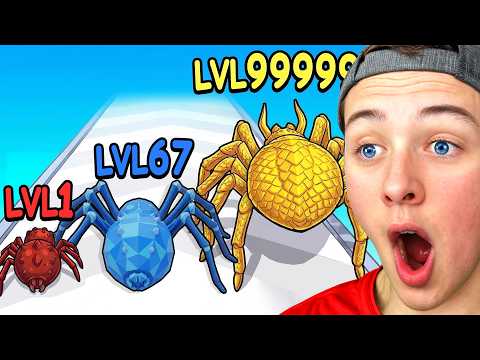 NOOB vs PRO vs HACKER Spider Evolution