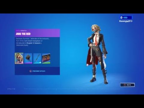 Fortnite New Joni The Red Skin + Early Showcase (December Crew Pack ...