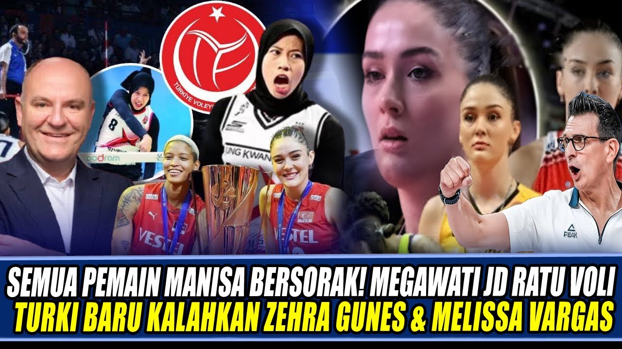 SEMUA PEMAIN MANISA BERSORAK! MEGAWATI JD RATU VOLI TURKI BARU KALAHKAN ...