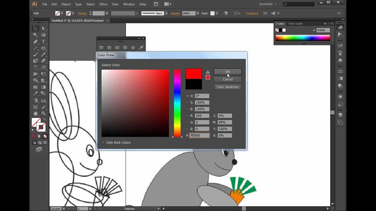 Урок Adobe Illustrator CS6 КА ШАГ. Тема: Использование примитивов - YouTube
