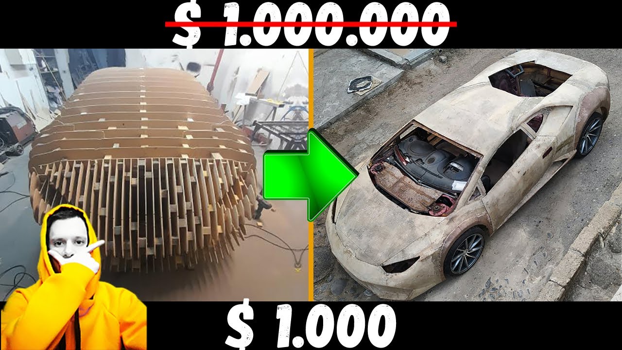 Full 100 Days Build Lamborghini Huracan Replica Car Kit Car Fiberglass ...