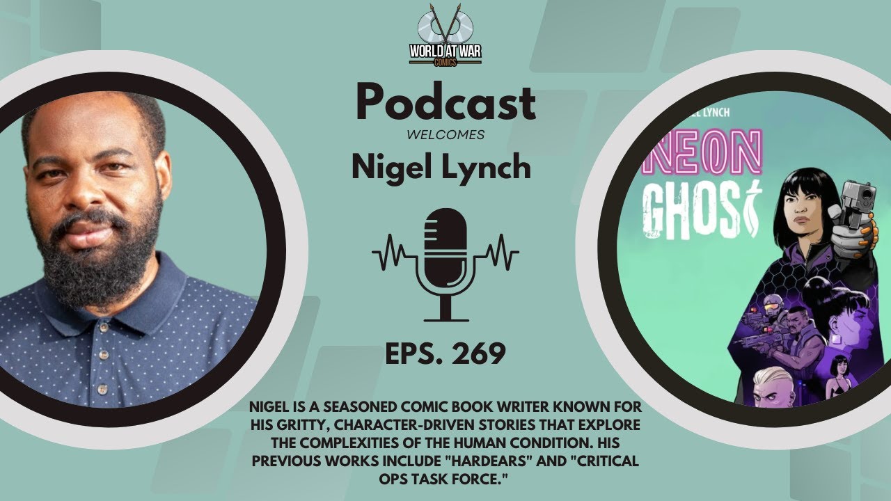 Neon Ghost is here and Nigel Lynch reveals what is in store for readers ...