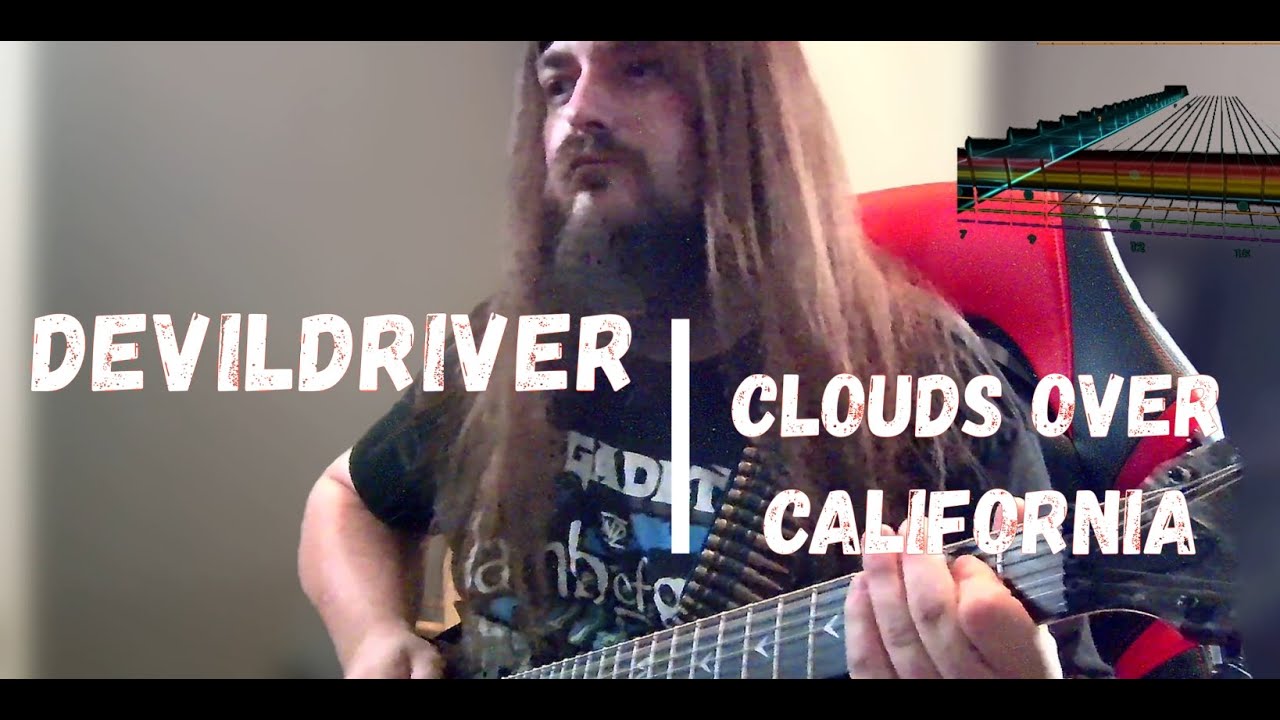 DevilDriver - Clouds Over California Guitar Cover on Rocksmith - YouTube