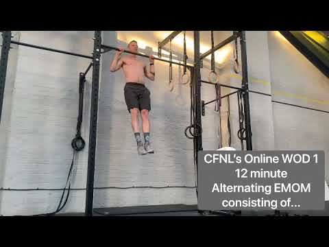 CrossFit Strict Pull Up and Handstand Push Up EMOM WOD - YouTube