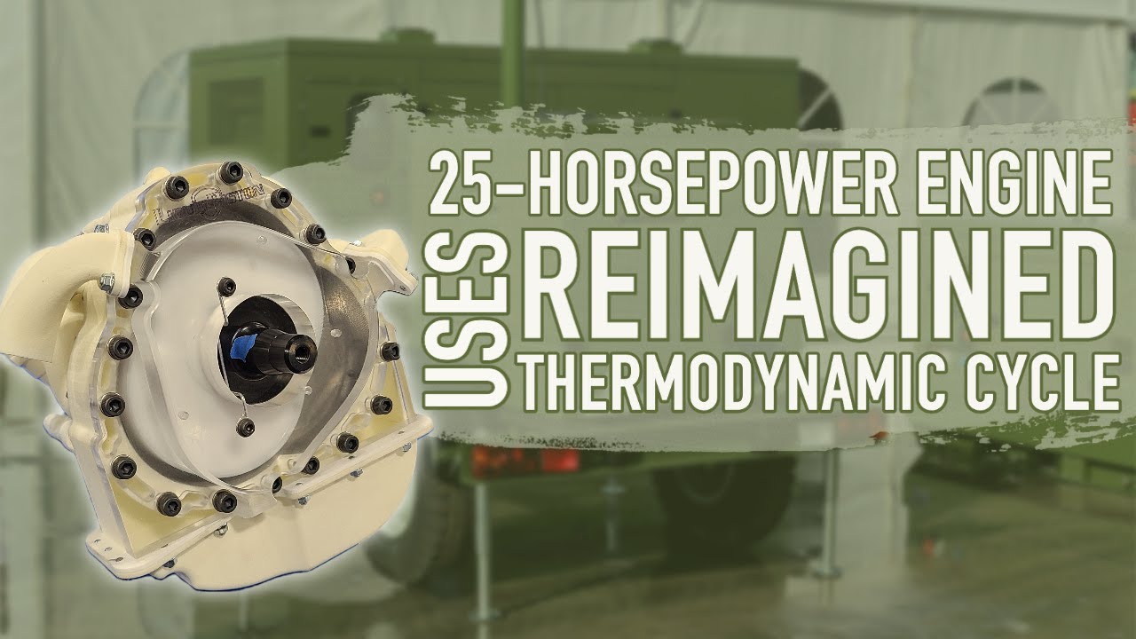 25-hp Engine Uses Reimagined Thermodynamic Cycle - YouTube