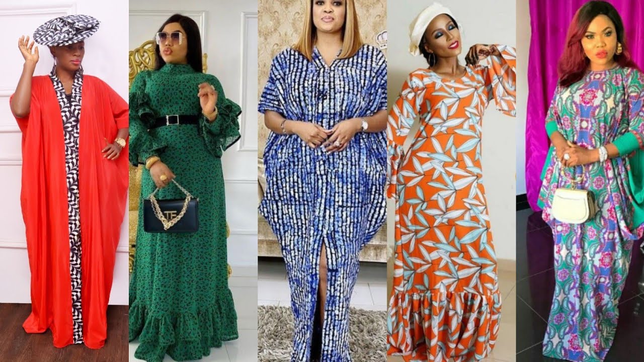 MISHONO YA VITAMBAA MAGAUNI MAPYA BOUBOU TRENDY FABRIC GOWN DRESS ...