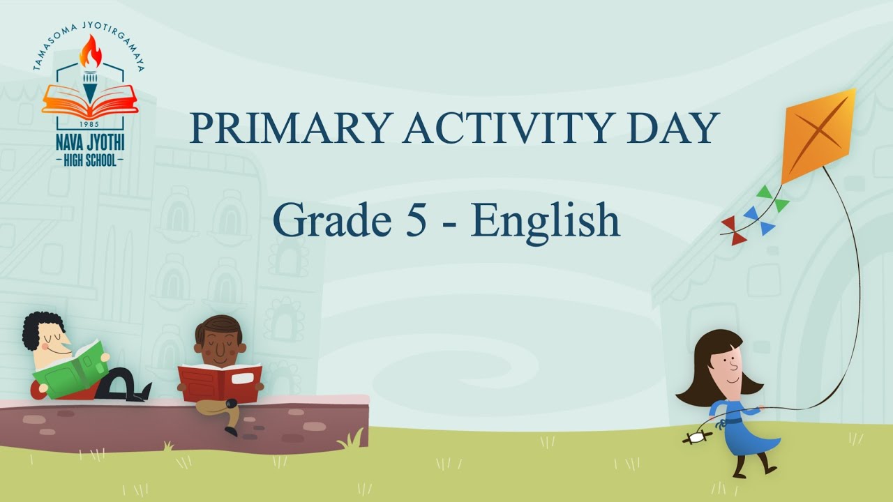 Grade 5 : English Activity - YouTube