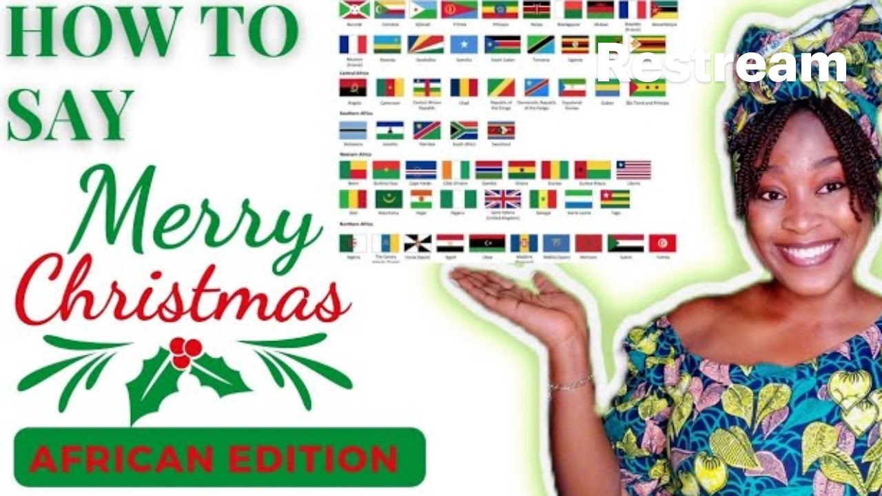 How to Say MERRY CHRISTMAS in DIFFERENT LANGUAGES - YouTube