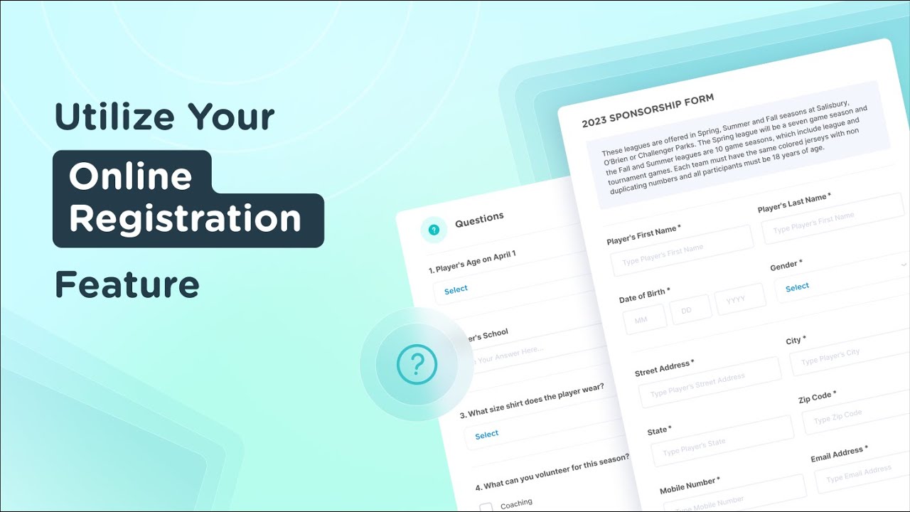 4 Unique Ways to Utilize Your Online Registration Feature for Youth Sports - YouTube