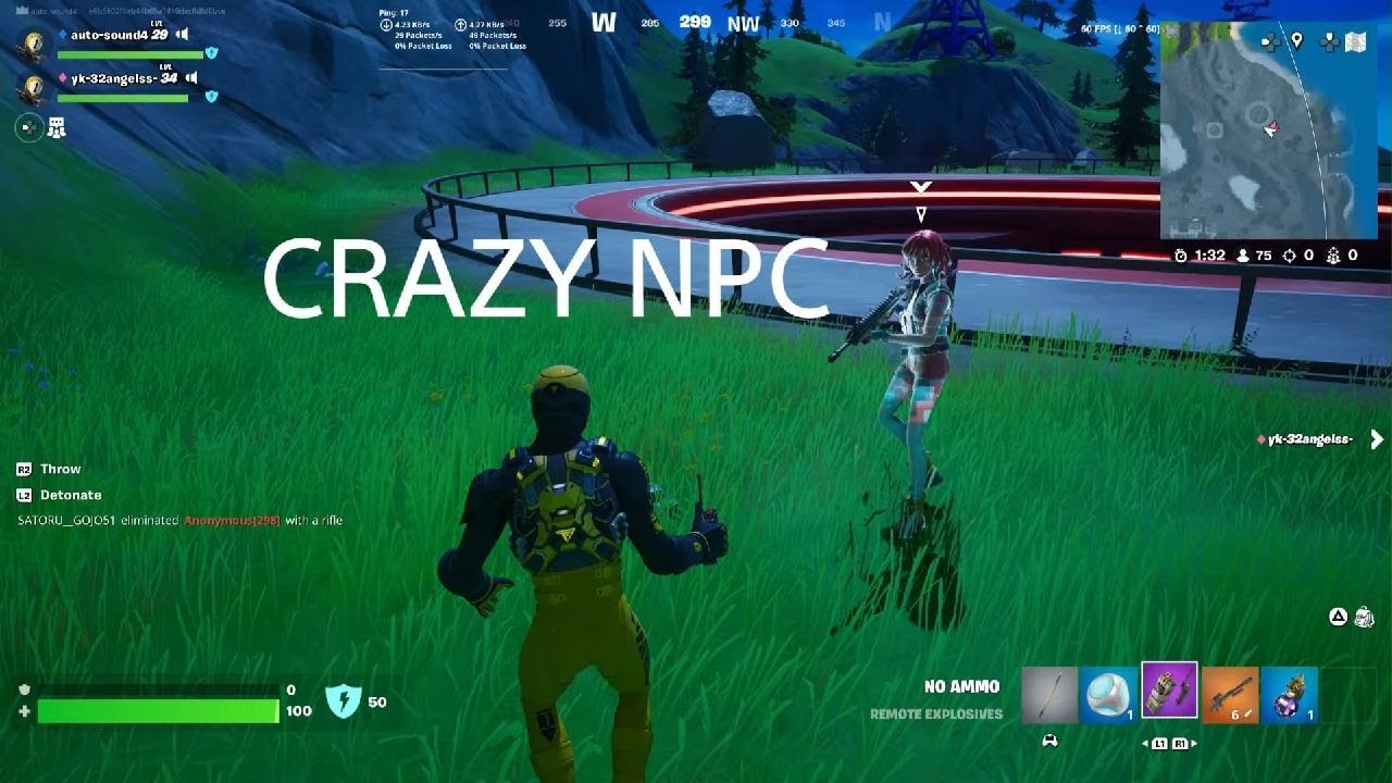Fortnite CRAZY NEW NPC - YouTube