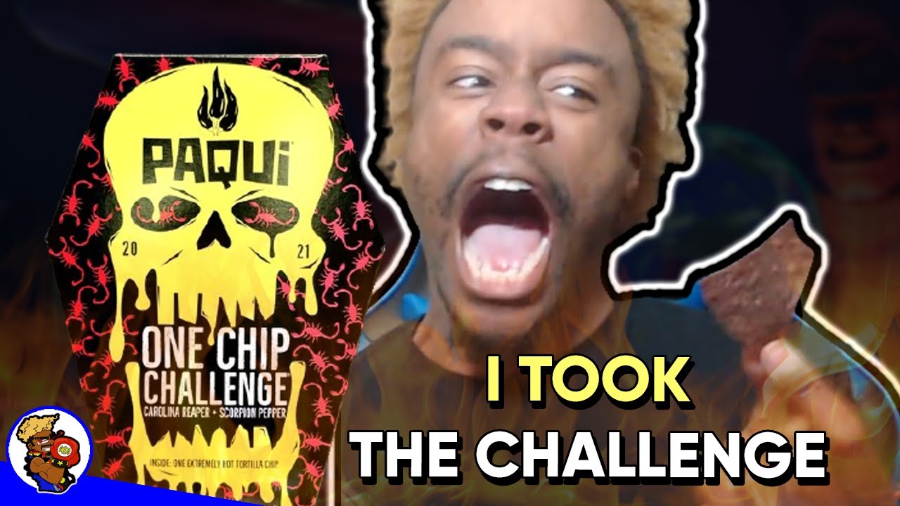 THIS CHIP IS HOT!!!! One Chip Challenge! - YouTube
