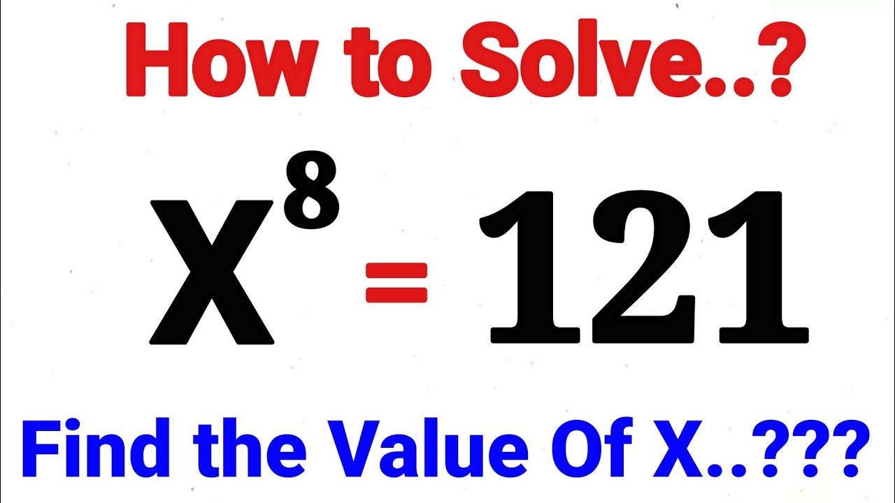 An Interesting Exponential Math Problem | Math Olympaid Preparation - YouTube