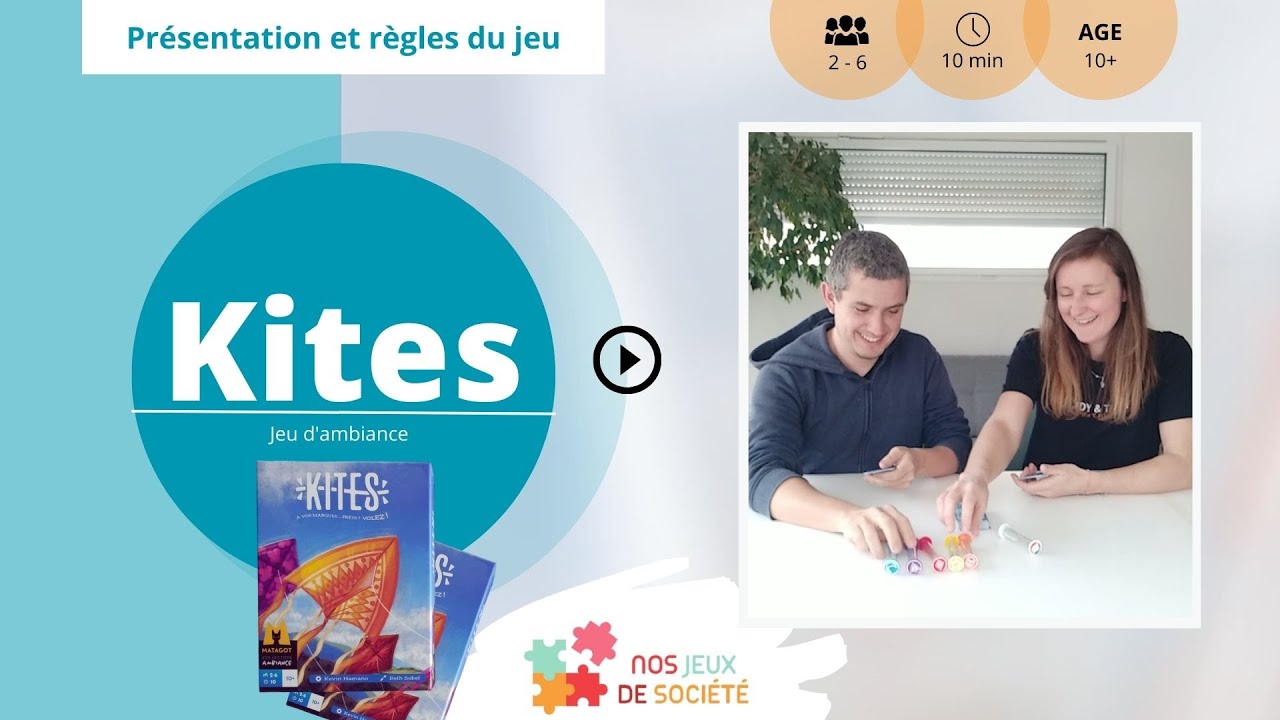 KITES - Installation, règles du jeu et partie réelle - YouTube