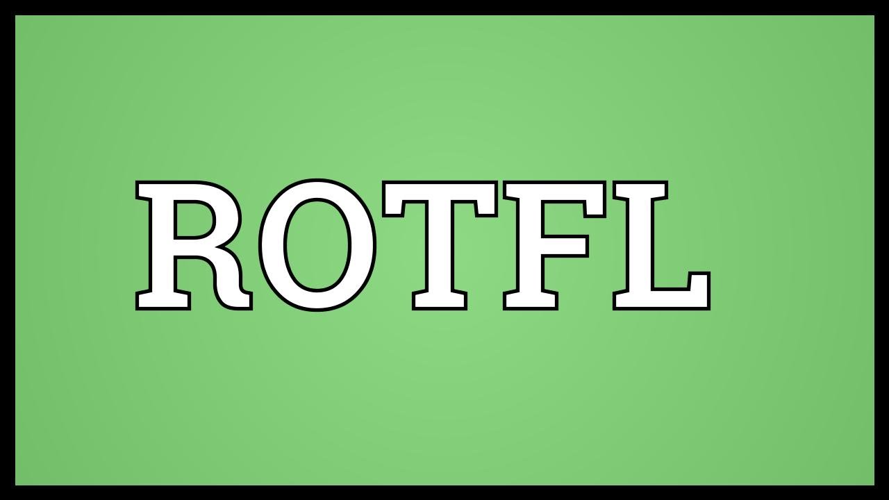 ROTFL Meaning - YouTube